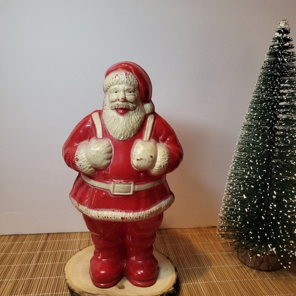 The Unbranded Brand | Holiday | Vintage Hard Plastic Santa Claus ...